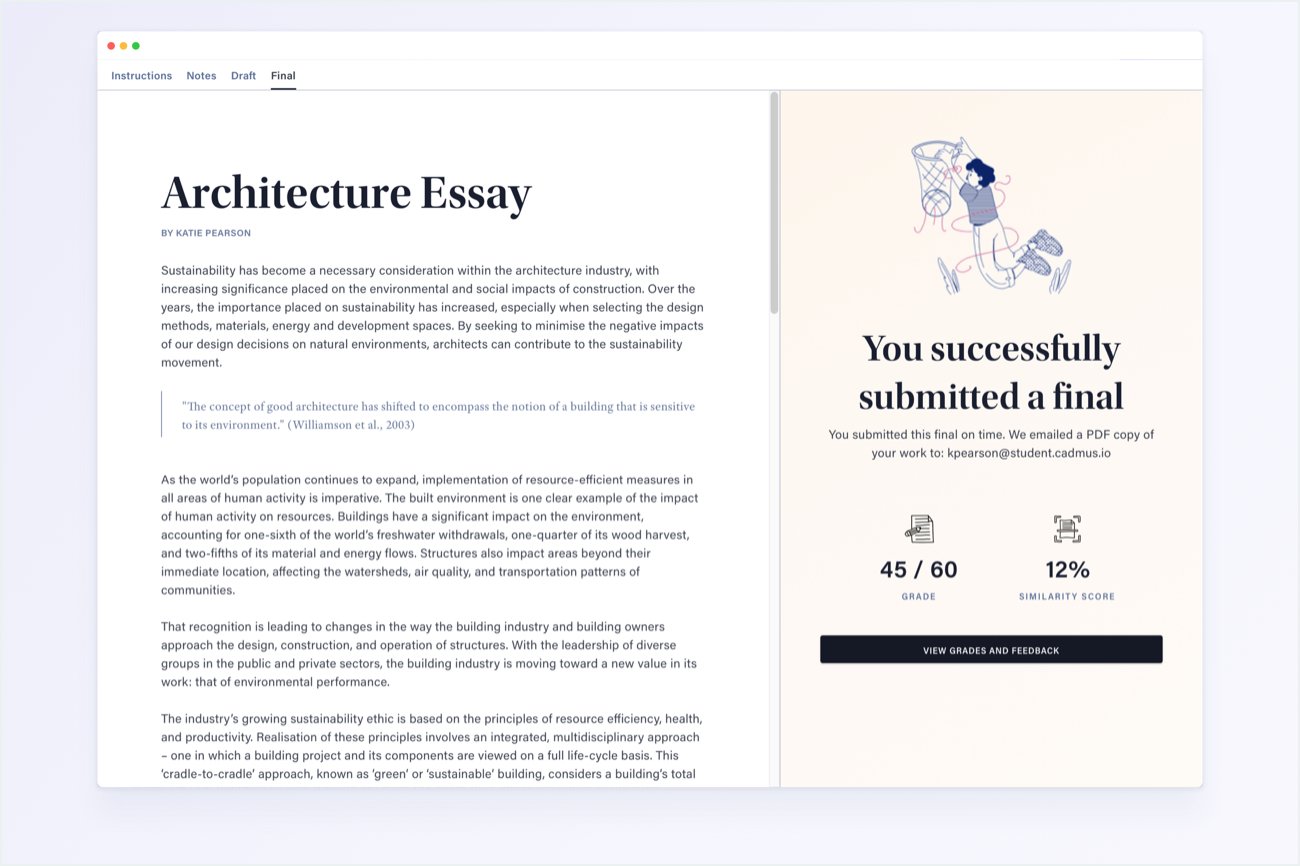 Submitting your assessment